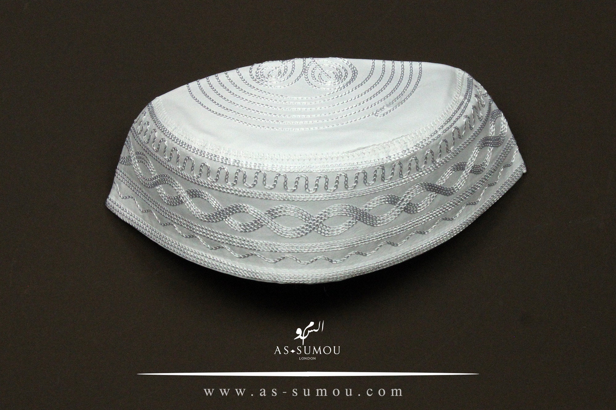Premium Quality Soft White Qatari Style Kufi Khaleeji Arabian Hat ...