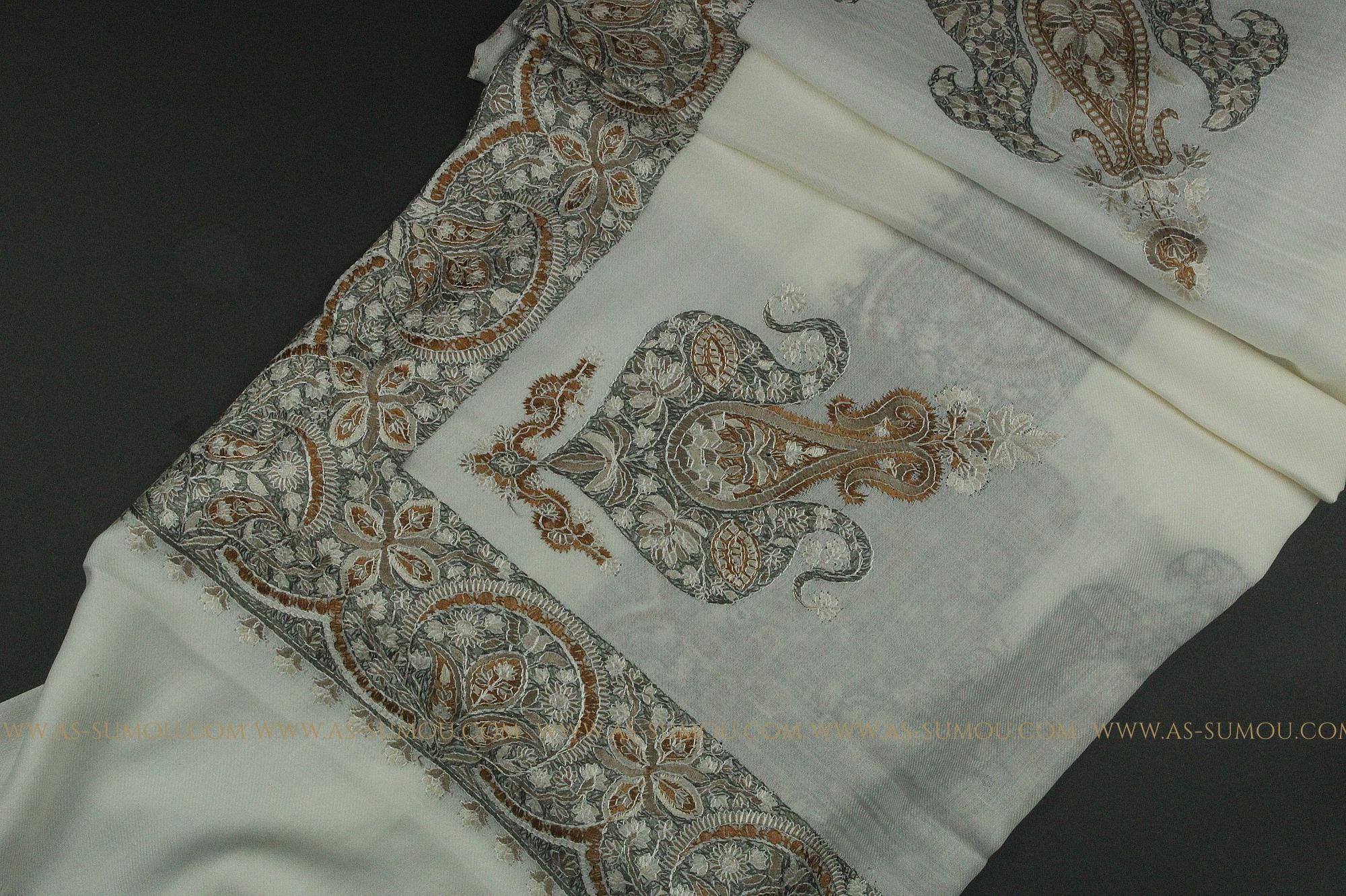 Traditional Omani Massar Embroidered Scarf Amazing Keffiyeh Imamah ...