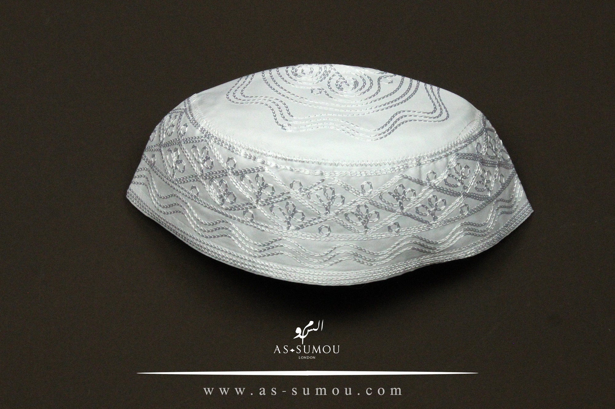 Premium Quality Soft White Qatari Style Kufi Khaleeji Arabian Hat ...