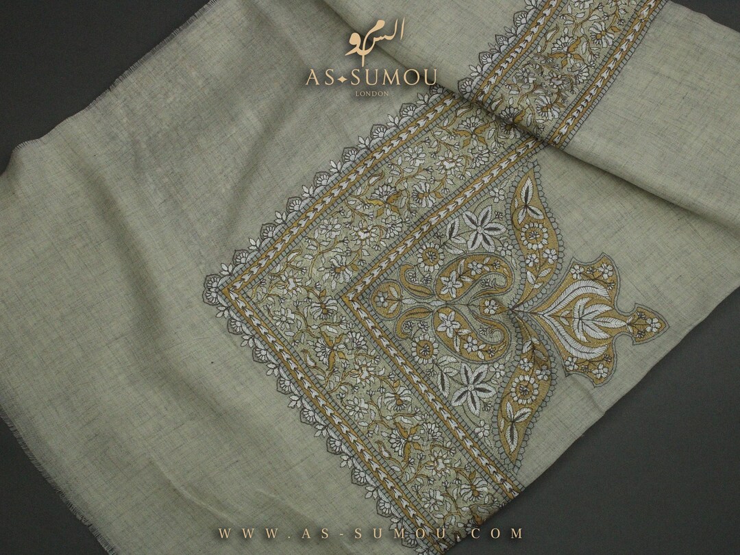 Traditional Omani Massar Embroidered Scarf Amazing Keffiyeh Imamah ...