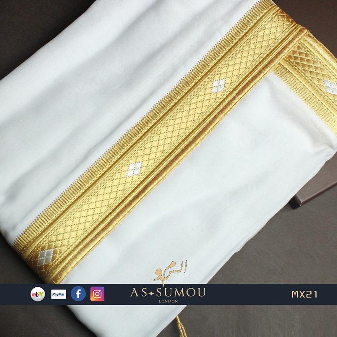 Rare Authentic White Bisht Premium Khaleeji Men Cloak Embroidery ...