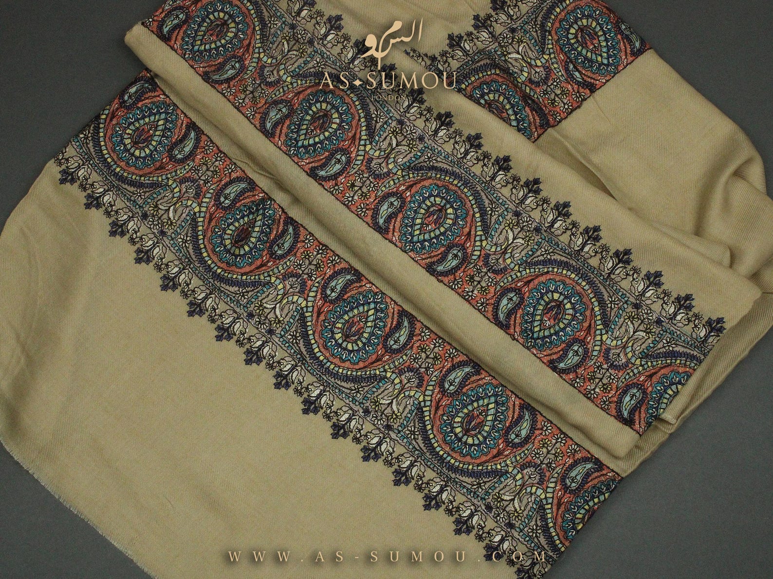 Traditional Omani Massar Embroidered Scarf Amazing Keffiyeh Imamah Ghutra Arab Men Scarves ...