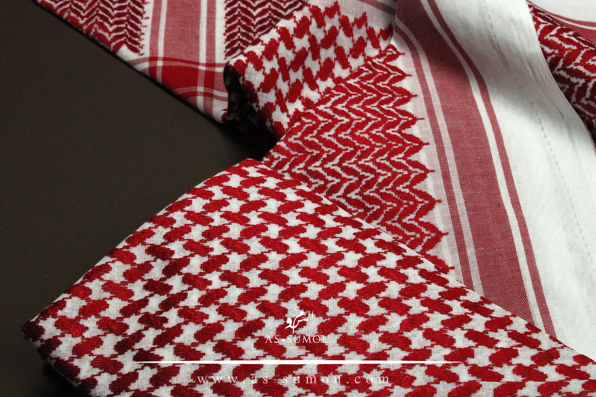 Very Rare Authentic Premium Dark Red and White Retro Style Saudi ...