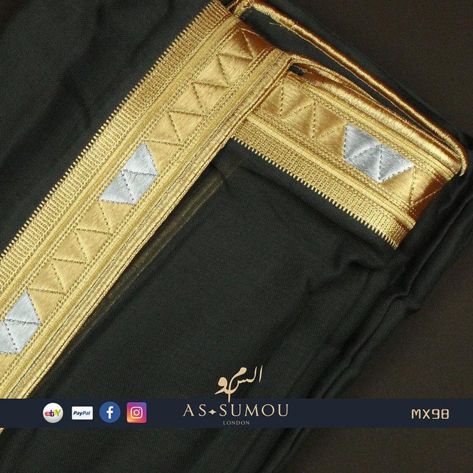 Rare Authentic Charcoal Bisht Premium Khaleeji Men Cloak Embroidery ...