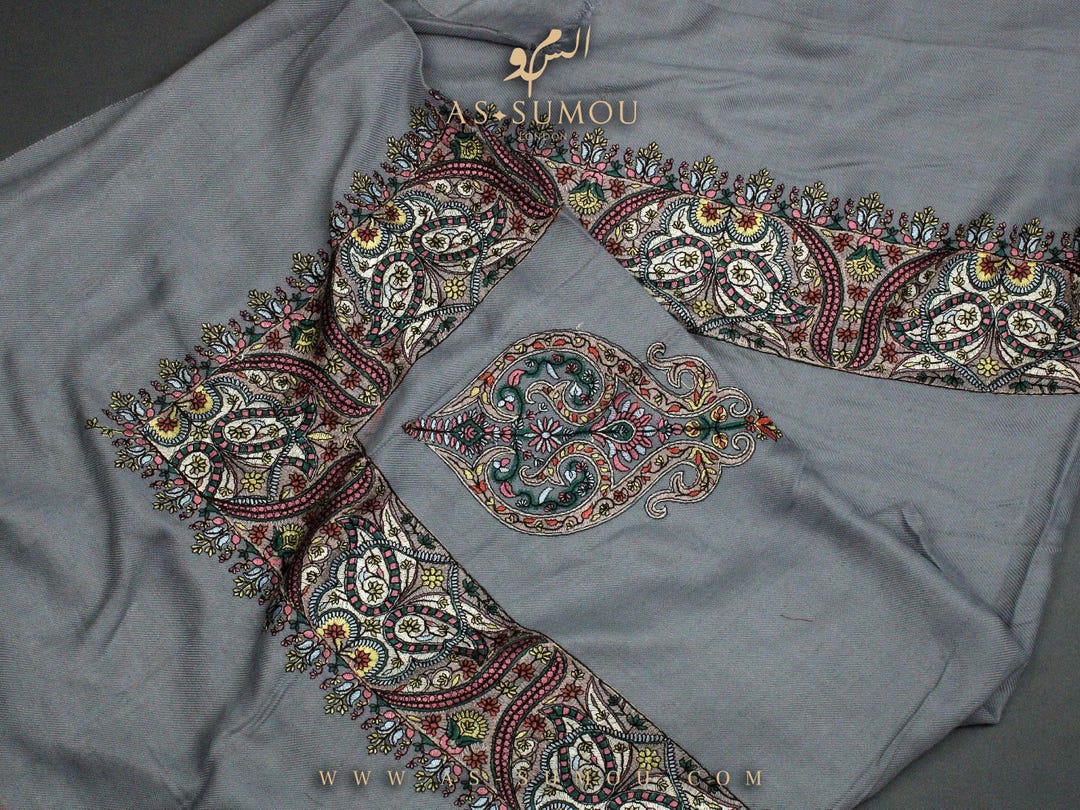 Traditional Omani Massar Embroidered Scarf Amazing Keffiyeh Imamah Ghutra Arab Men Scarves ...