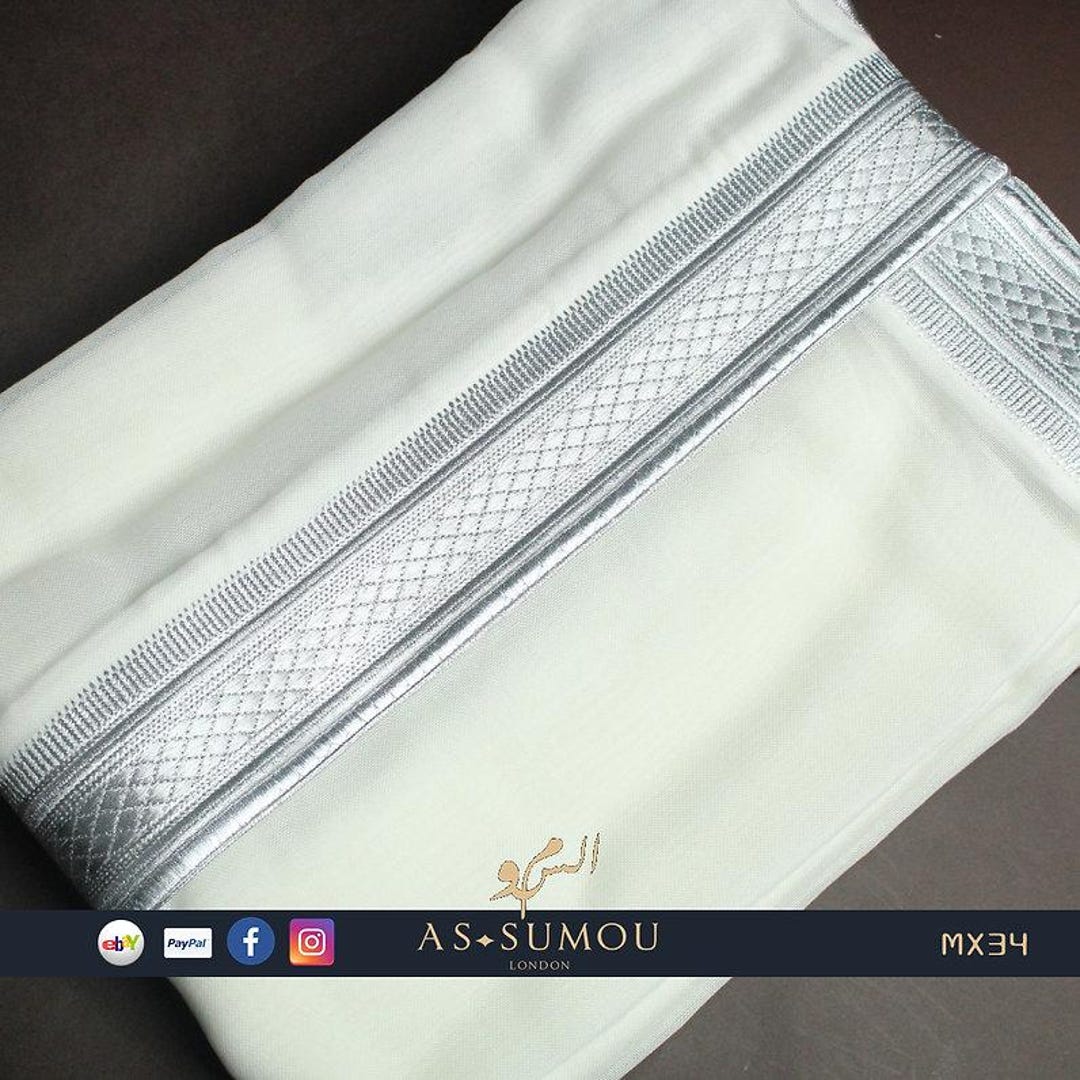 Rare Authentic Off-white Bisht Premium Khaleeji Men Cloak Embroidery ...