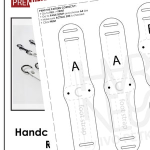 Patterns for Leather Handcuffs and Leg Cuffs Restraint Set - PDF Leather Pattern - Bdsm - Etsy
