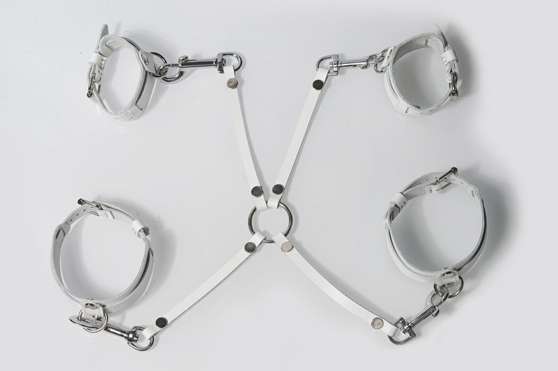 Patterns for Leather Handcuffs and Leg Cuffs Restraint Set - Etsy