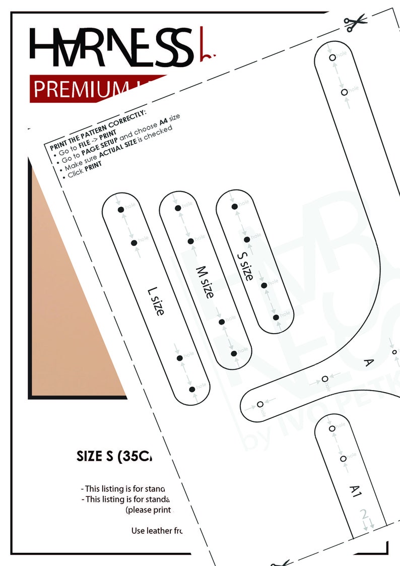 Patterns for Leather Choker Necklace PDF Leather Pattern - Etsy