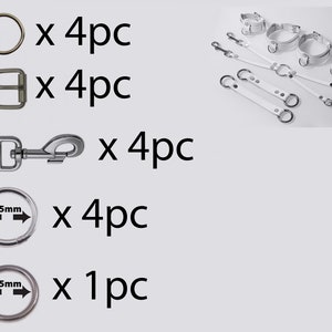 Patterns for Leather Handcuffs and Leg Cuffs Restraint Set - PDF ...