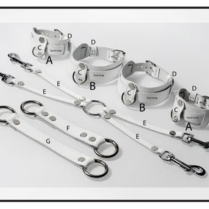 Patterns for Leather Handcuffs and Leg Cuffs Restraint Set - PDF Leather Pattern - Bdsm - Etsy