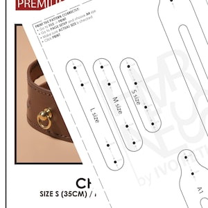Patterns for Leather Choker Necklace - PDF Leather Pattern - Etsy