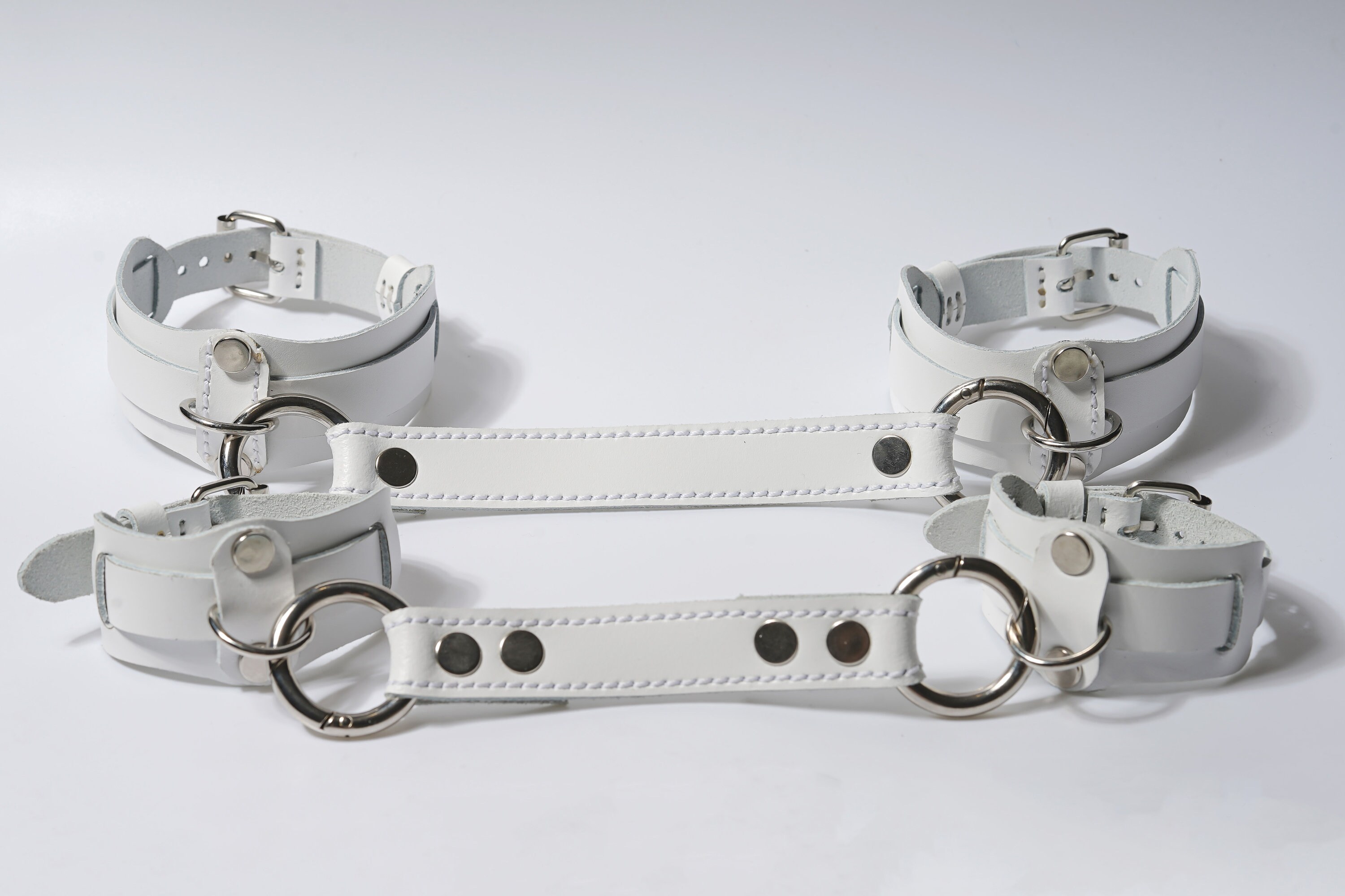 Patterns for Leather Handcuffs and Leg Cuffs Restraint Set - Etsy