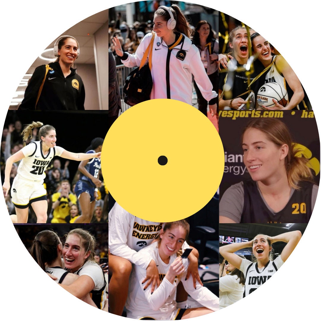 Kate Martin Women's Basketball Vintage Record Kate Martin WNBA Wall Art ...