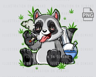 Raccoon Print Png - Etsy UK