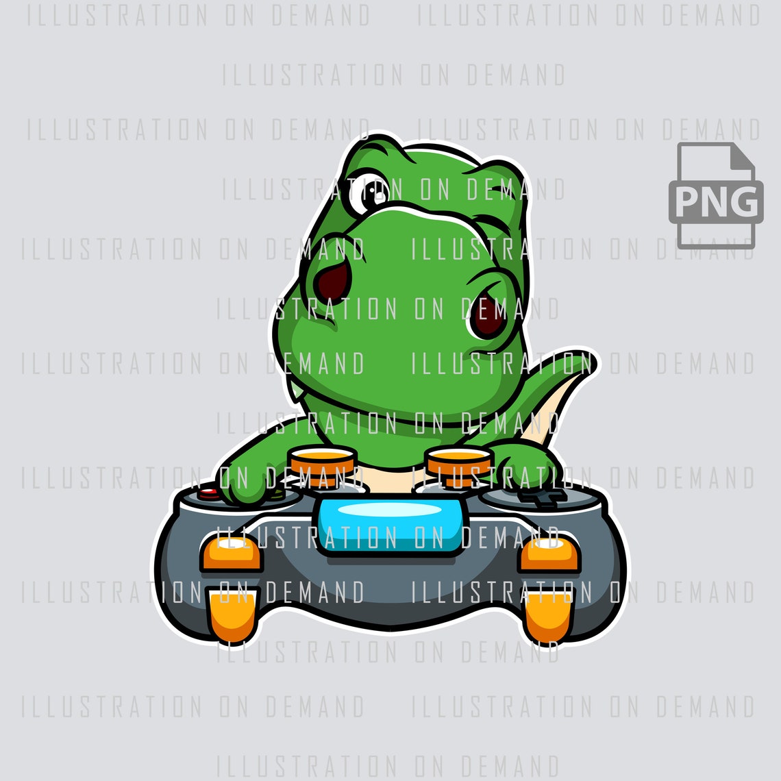T-rex Video Gamer Animal Dino Gaming PNG Video Game - Etsy