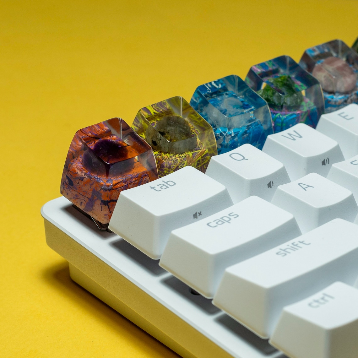 Artisan Keycap Gemstone Keycap Keycap Handmade SA Keycaps - Etsy