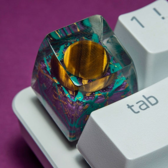 Artisan Keycap Gemstone Keycap Keycap Handmade SA Keycaps - Etsy