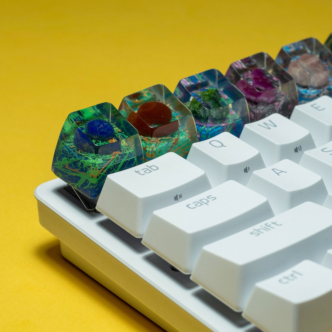 Artisan Keycap, Gemstone Keycap, Keycap, Handmade, SA Keycaps, Cherry ...