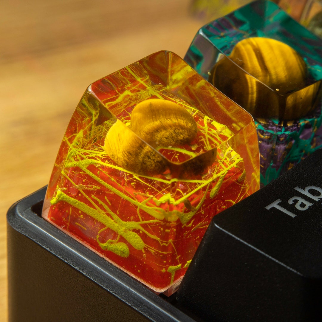 Artisan Keycap Gemstone Keycap Keycap Handmade SA Keycaps - Etsy