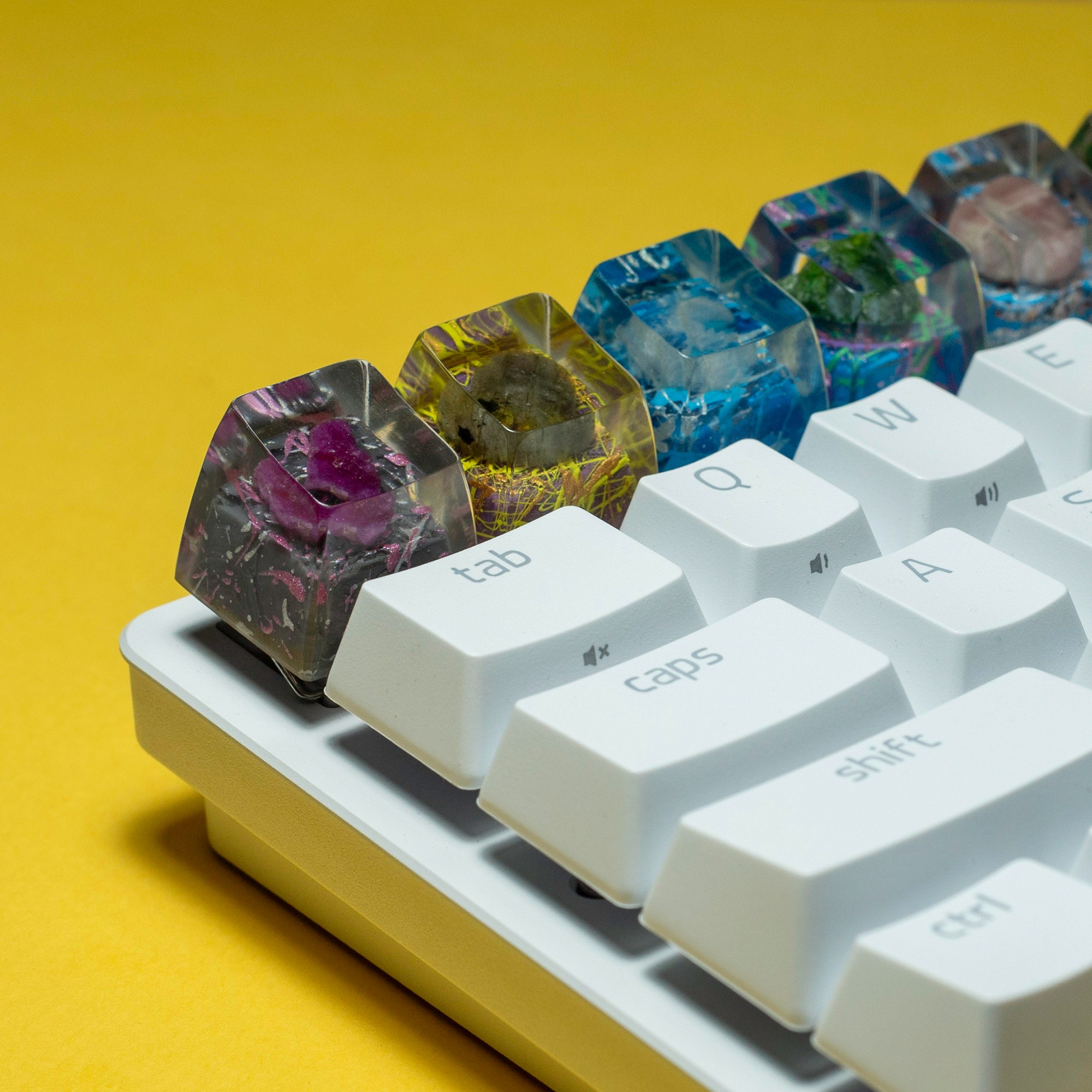 Artisan Keycap, Gemstone Keycap, Keycap, Handmade, SA Keycaps, Cherry ...