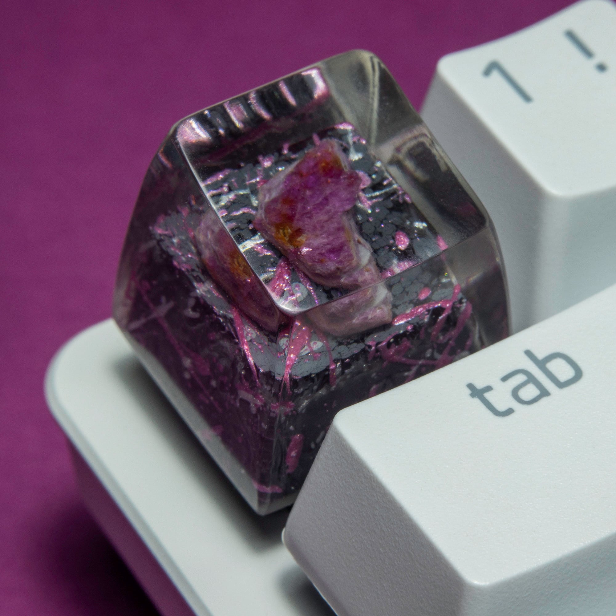 Artisan Keycap, Gemstone Keycap, Keycap, Handmade, SA Keycaps, Cherry ...