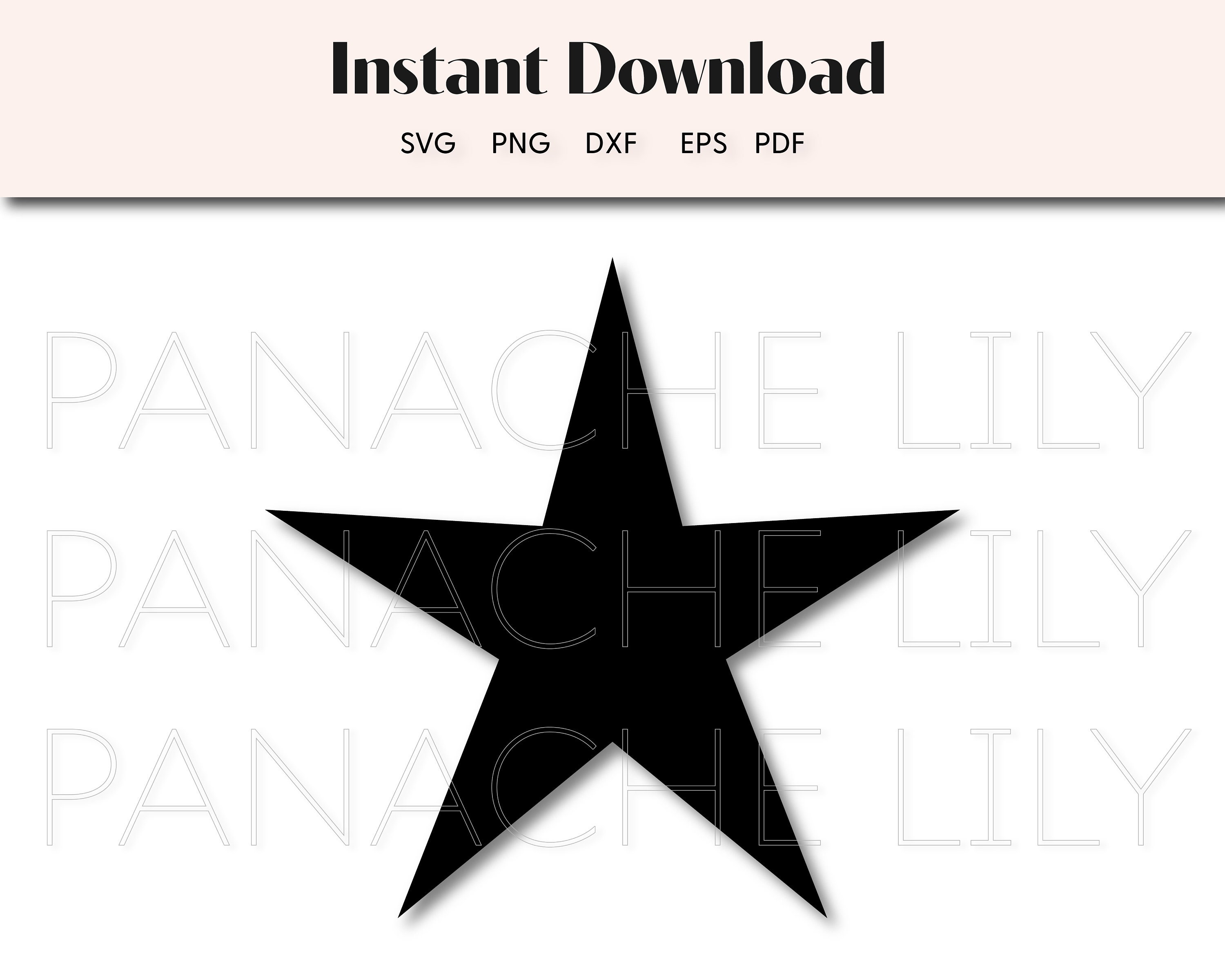 Star Outline Design Star Shape SVG for Laser Cutting Machine Decorative ...