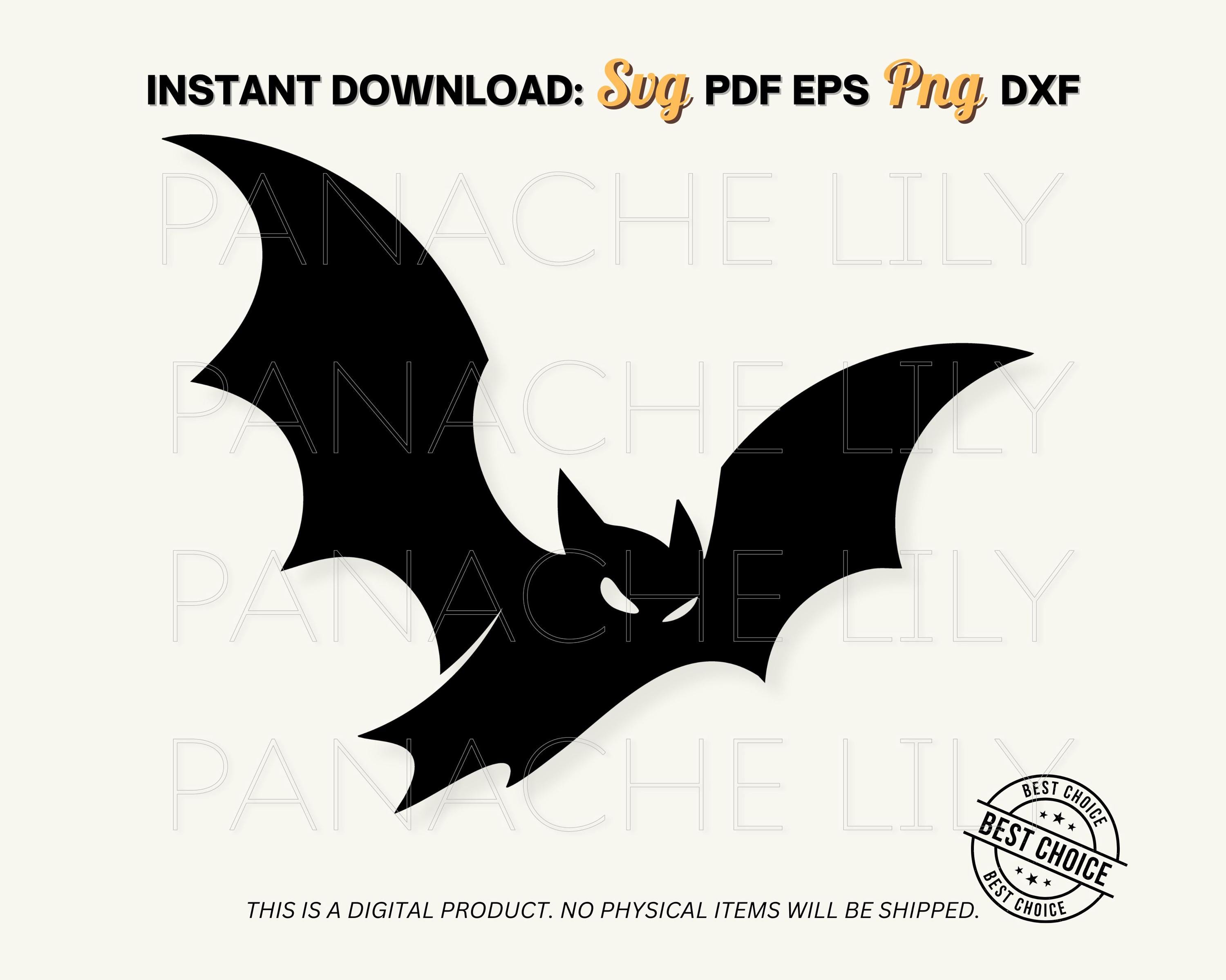Modern Bat SVG: Halloween Cut File (digital Download) - Etsy