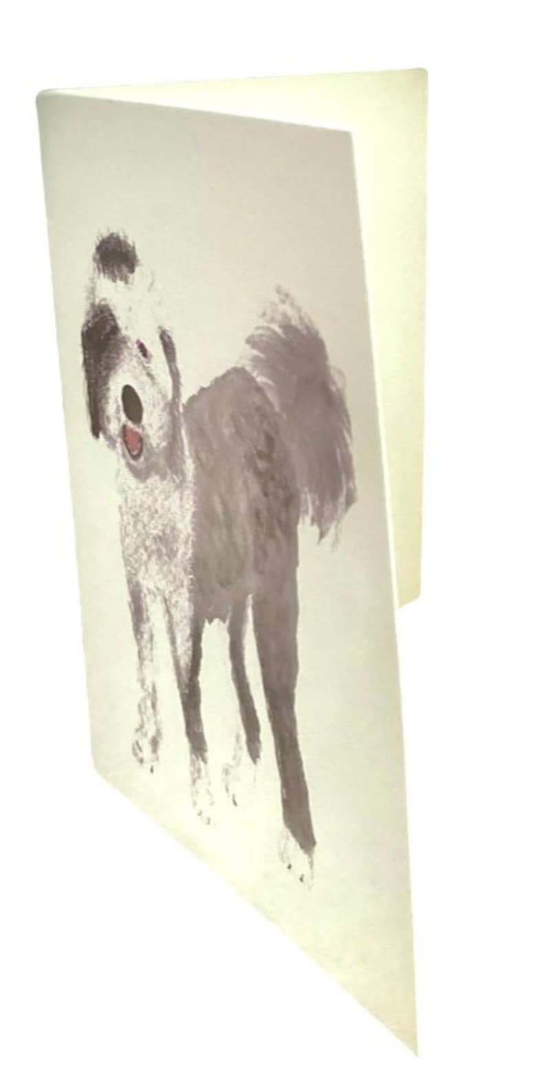 Sheepadoodle Watercolor Art Dog Cards Stationery Set Gift 10 - Etsy