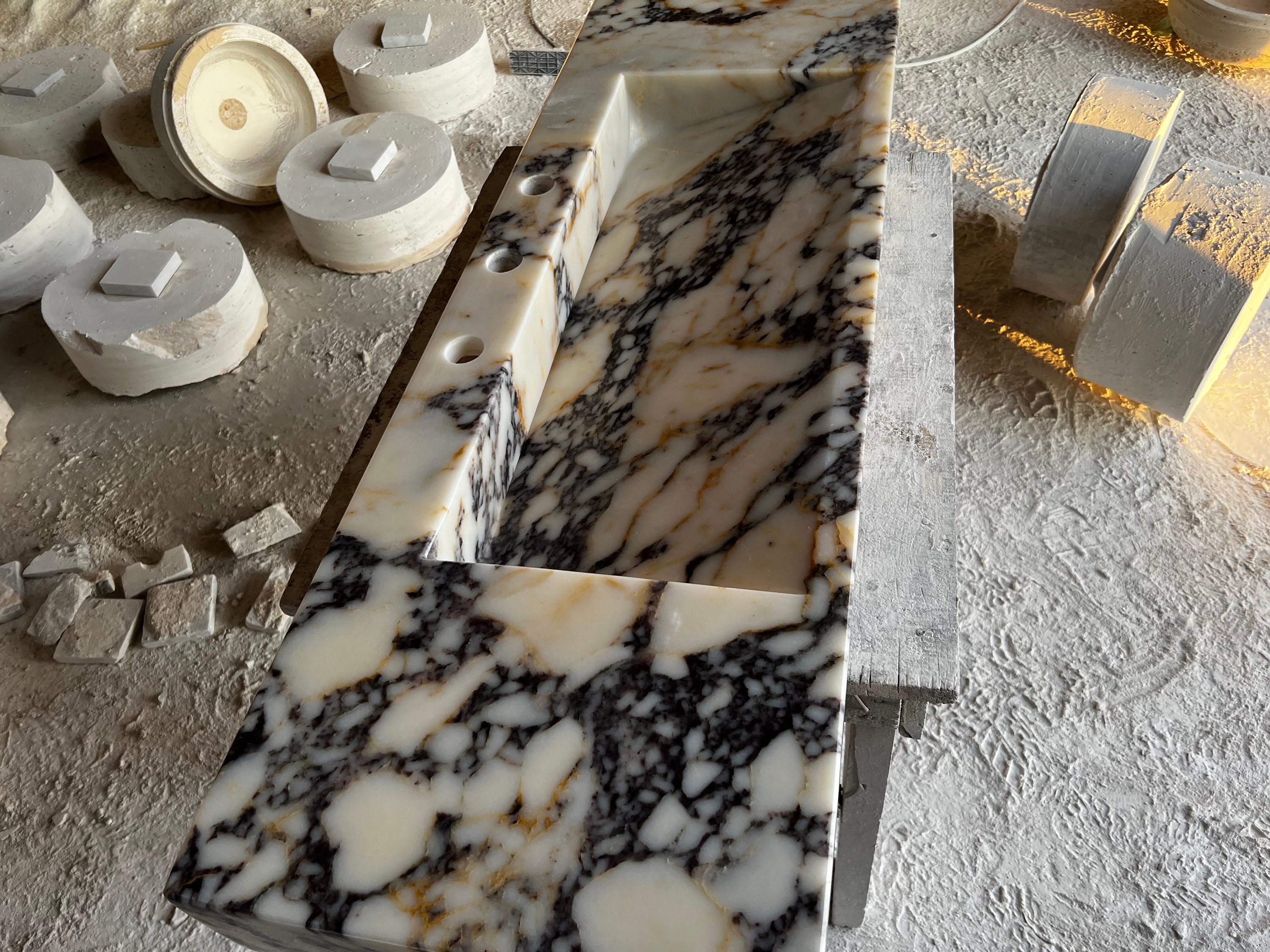 Calacatta Violet Marble Sink Violet Sink Monet Sink Vagli Sink Marble ...
