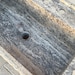 Silver Travertine Marble Sink, Grooved Front, Wall Sink , Hand Carved ...
