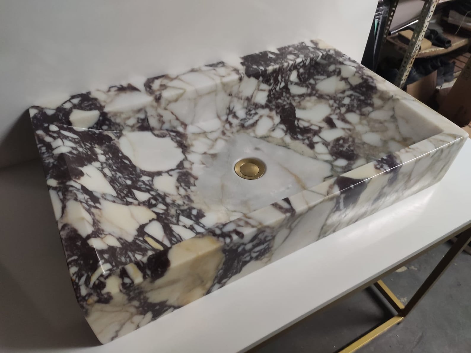 Calacatta Marble Sink , Violet Marble Sink, Marble Sinks Basins ...