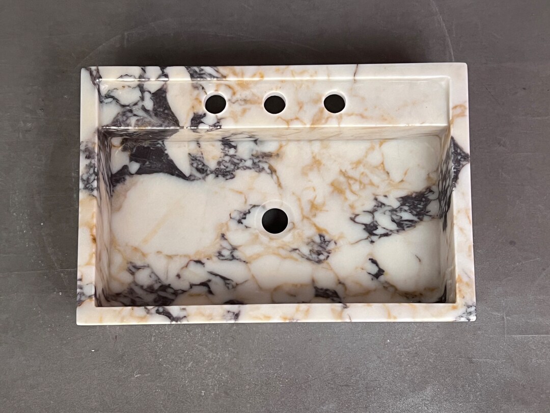 Calacatta Bath Marble Sink Violet Sink Vagli Sink Marble Sink Desing ...