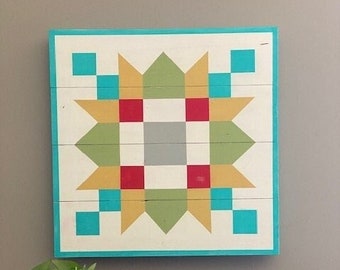 Daisy Barn Quilt - Etsy