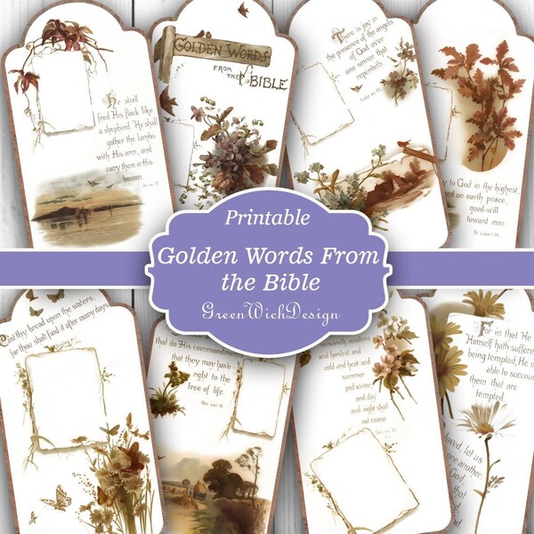 Golden Words - Etsy