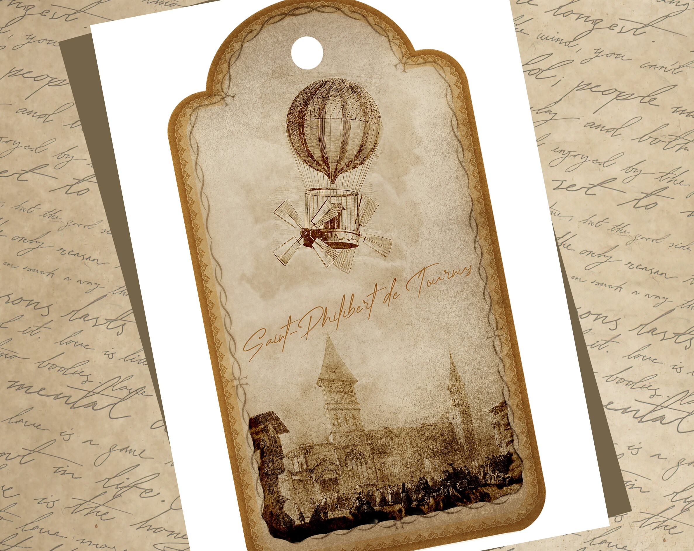 Vintage Travel Tags for Junk Journal and DIY Projects - Etsy