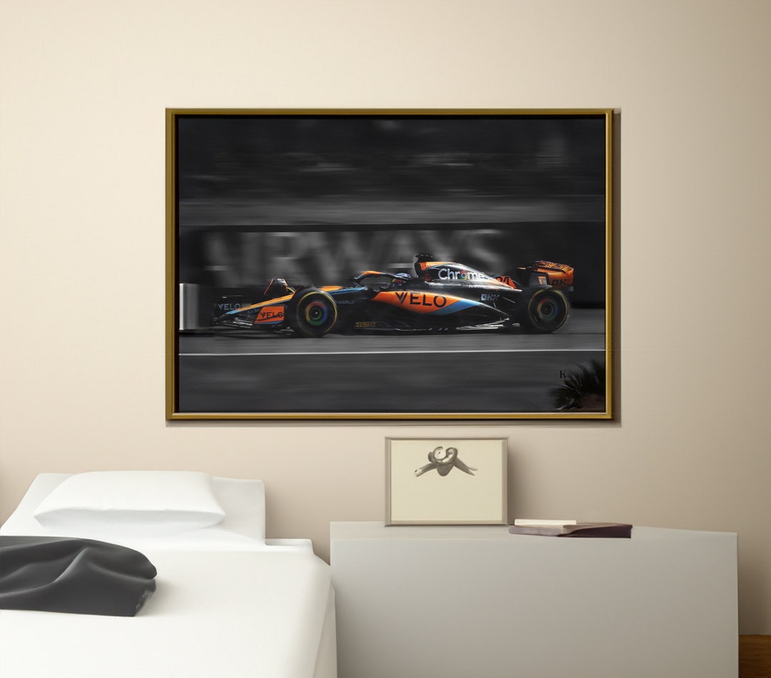 Mclaren Formula 1 Car Print 2023 - Lando Norris & Oscar Piastri - Etsy