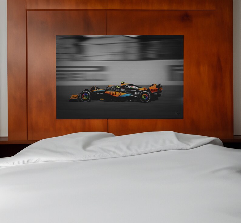 Mclaren Formula 1 Car Print 2023 Lando Norris & Oscar Piastri - Etsy