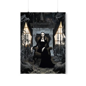 Morticia Addams Premium Matte Vertical Poster - Etsy