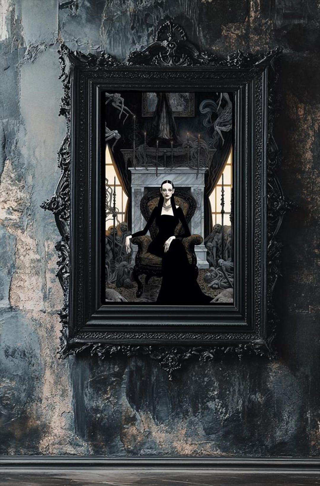 Morticia Addams Premium Matte Vertical Poster - Etsy
