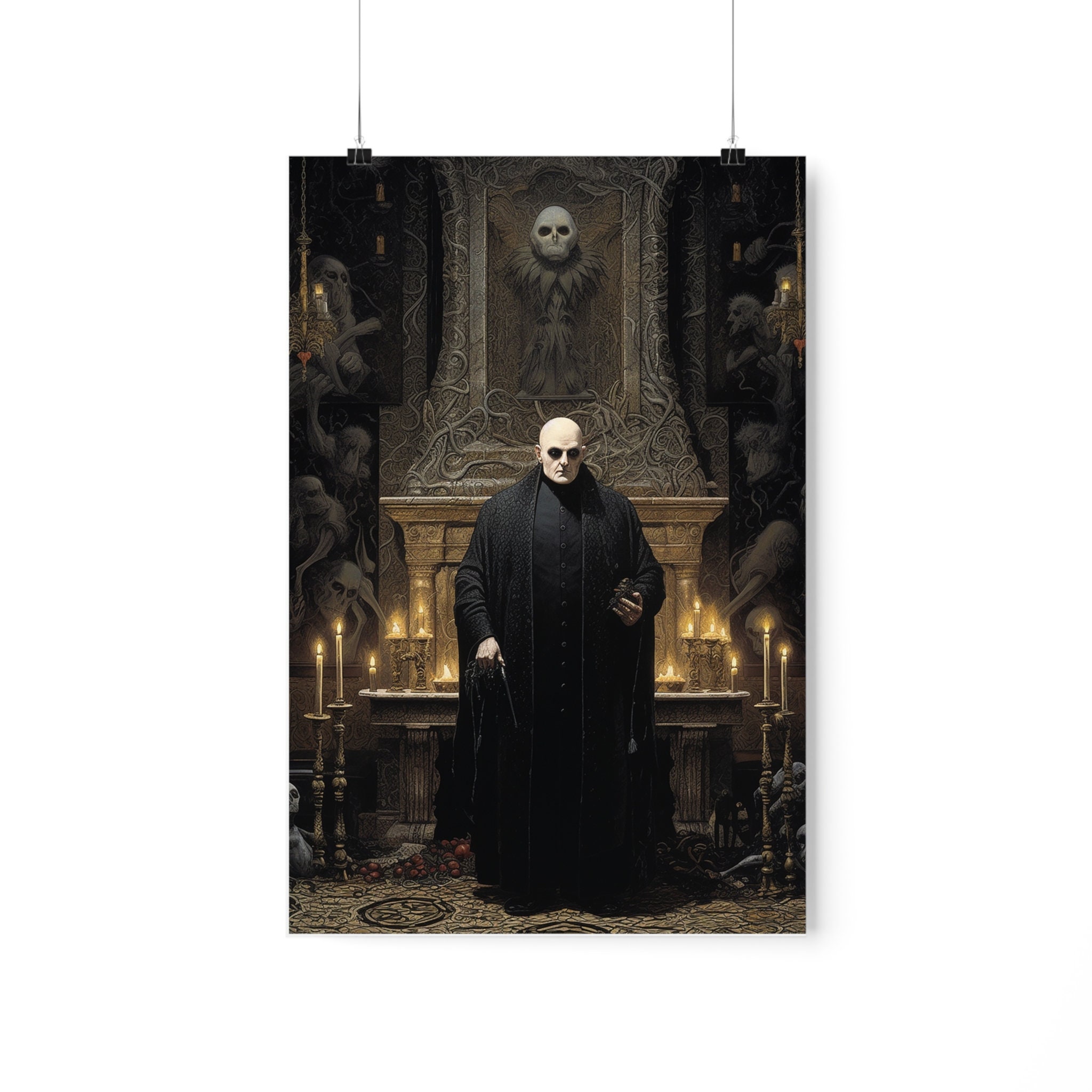 Uncle Fester Premium Matte Vertical Posters - Etsy