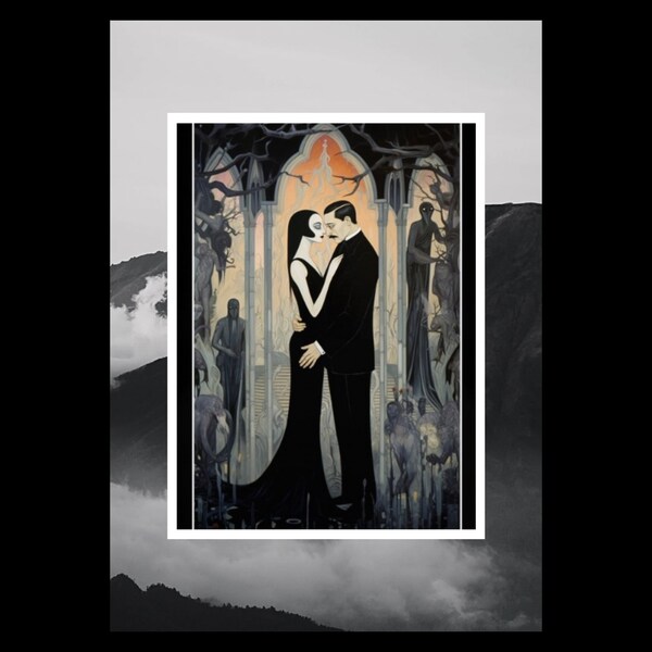 Morticia Addams - Etsy