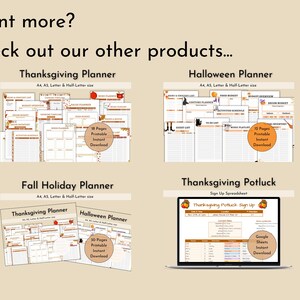 Halloween Planner Printable, Halloween Party Planner, Halloween Bundle ...