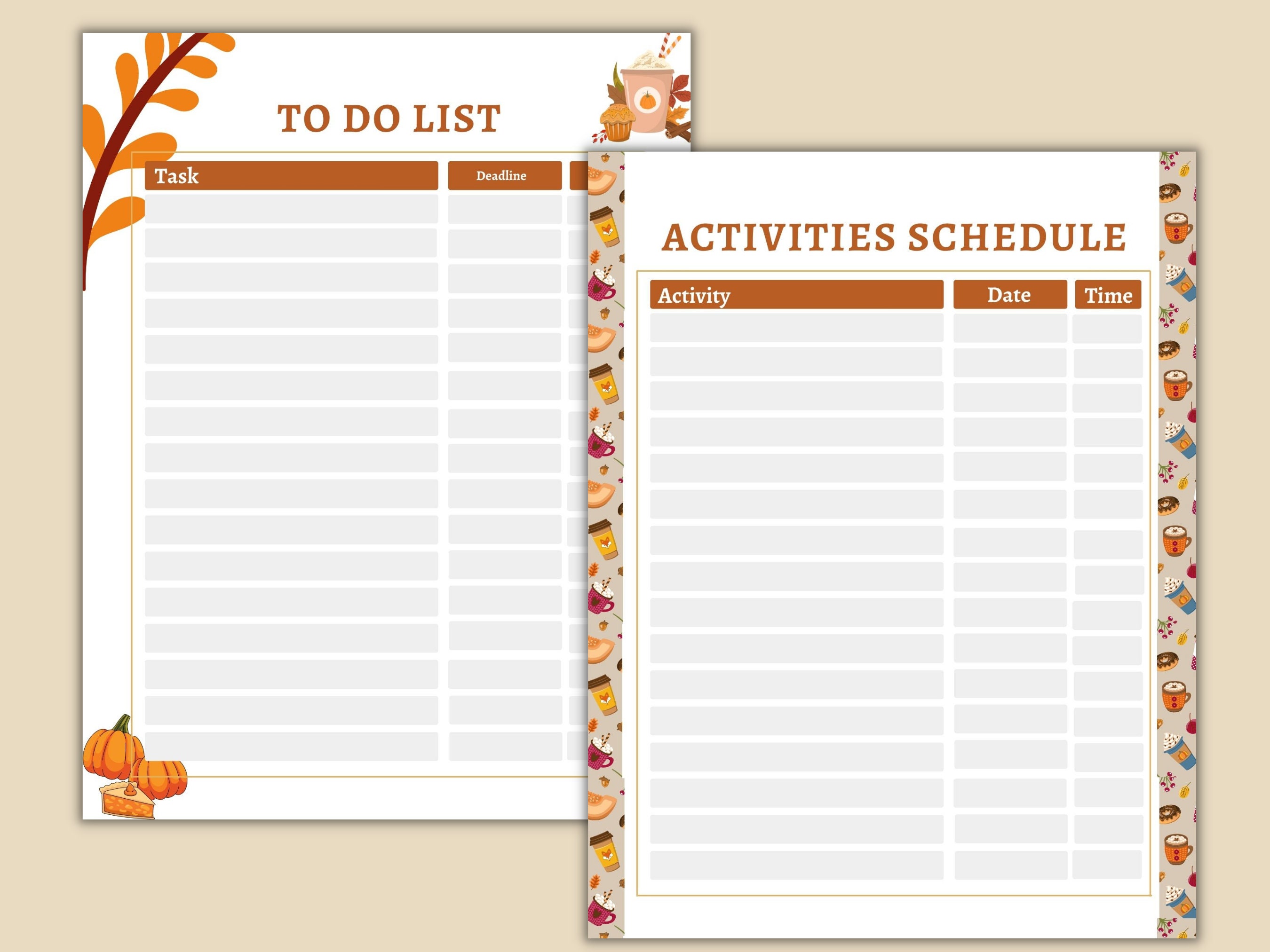 Thanksgiving Planner Printable, Thanksgiving Organizer, Holiday Planner ...
