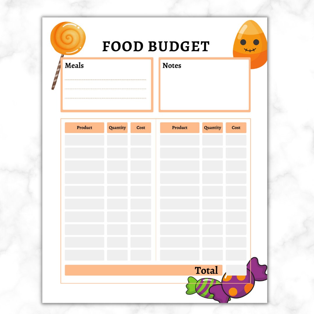 Halloween Planner Printable Halloween Party Planner - Etsy