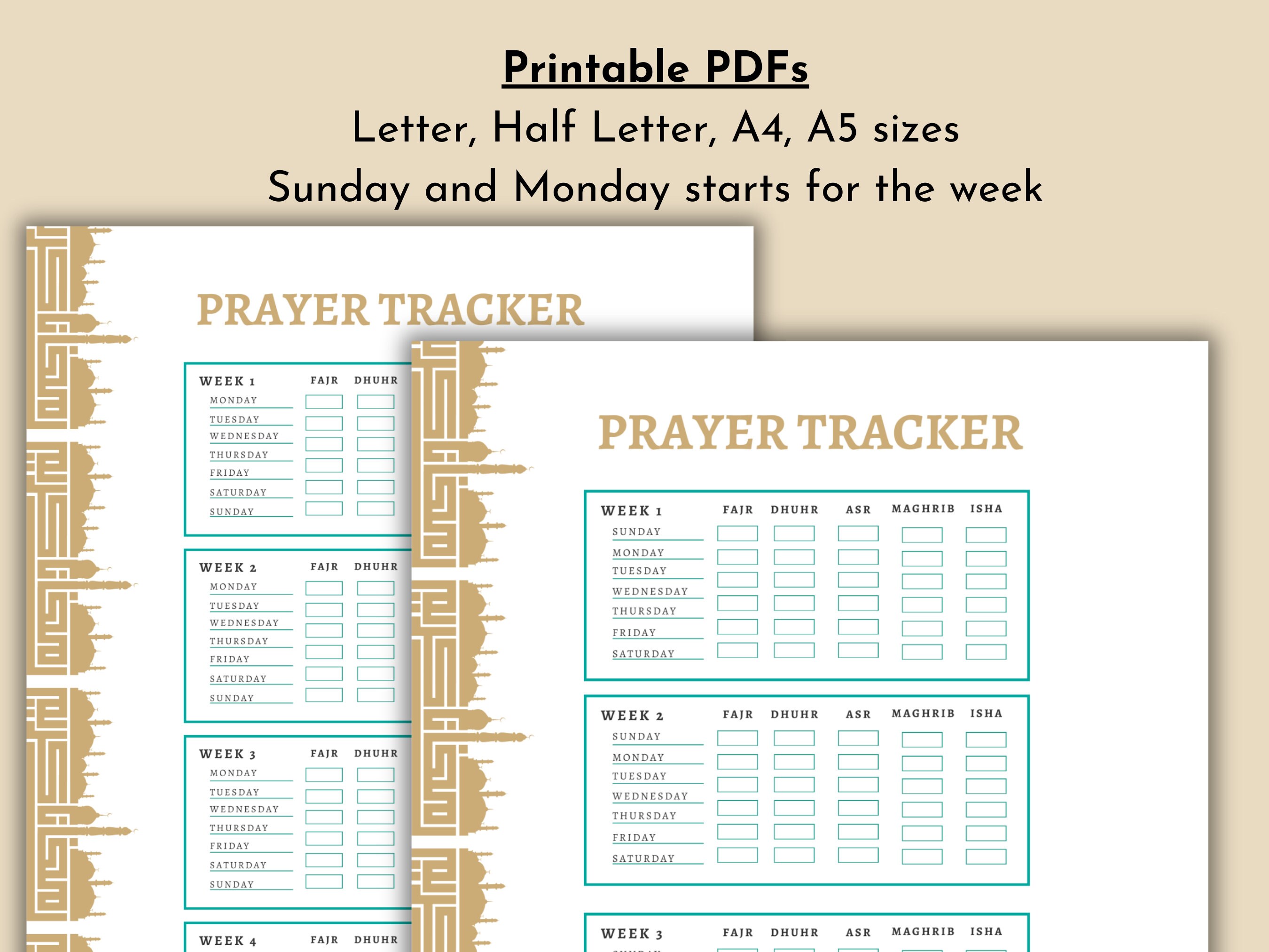 Ramadan Planner Printable, Ramadan Journal, Muslim Planner, Quran ...