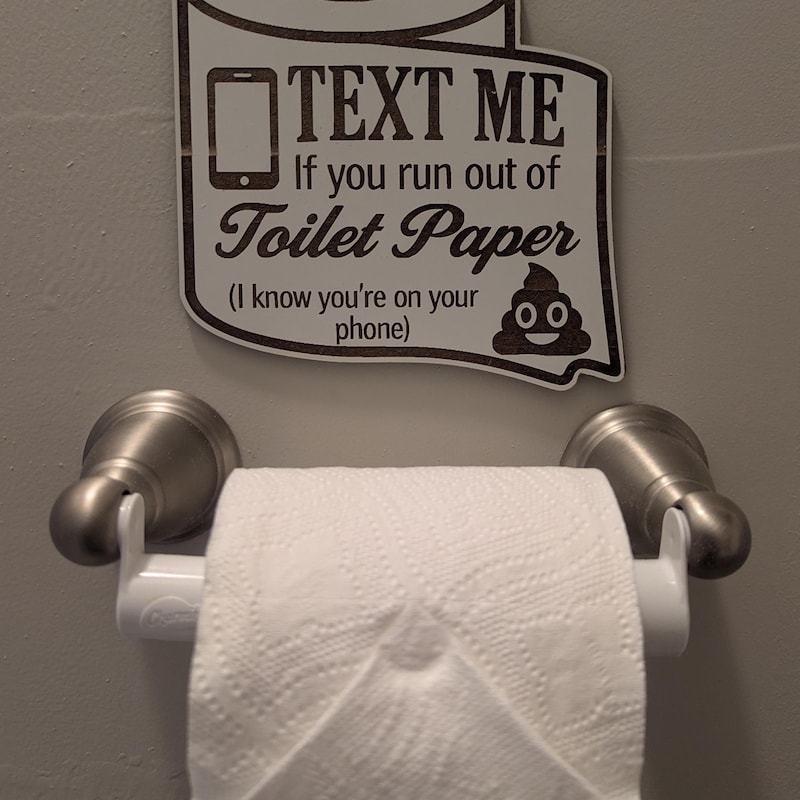 Bathroom Break Sign - Etsy