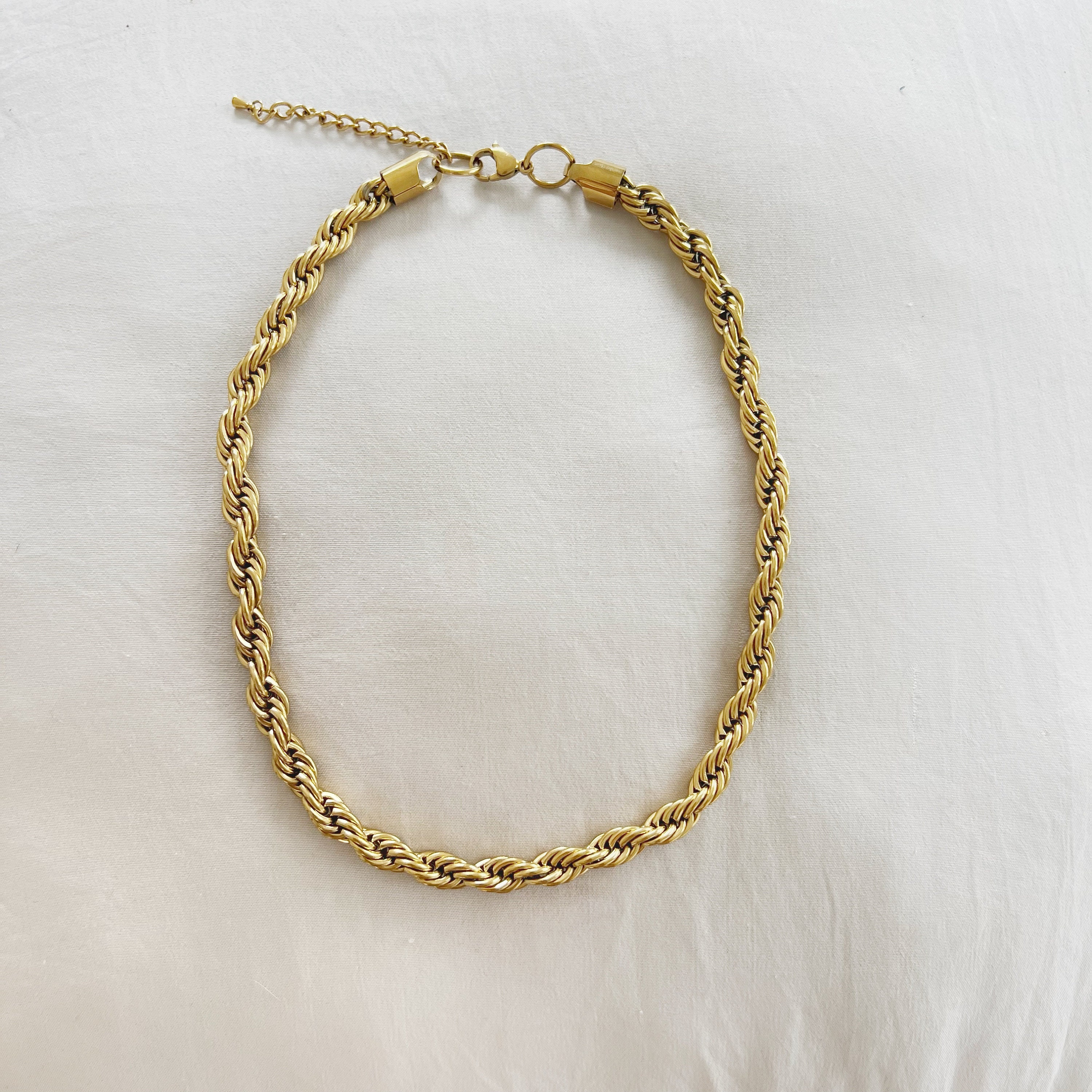 Gold Statement Necklace Chain - Etsy