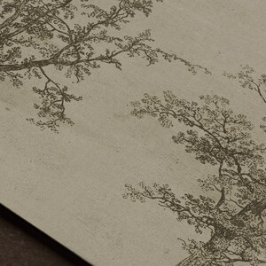 Vintage Tree Ink Drawing, Beige Tone Tree, Rustic Wall Art, Neutral ...