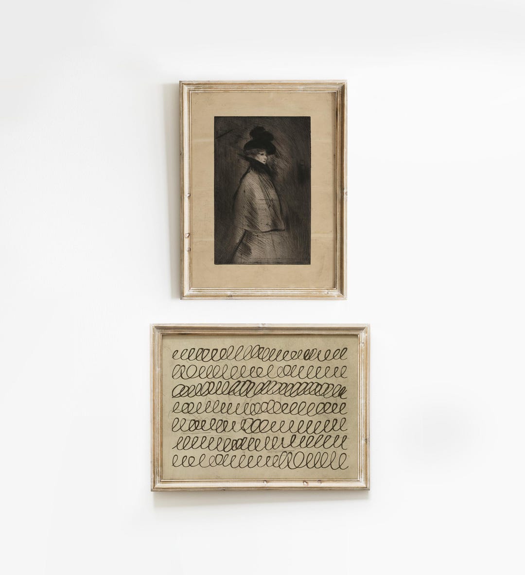 Dark Moody Print Set of Two, Gloomy Art Print, Murk Painting Art ...